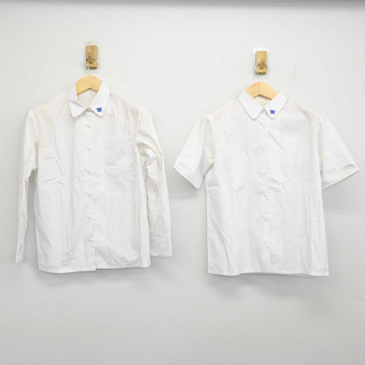 【中古】北海道 藤女子中学校・高等学校旧制服 女子制服 3点 シャツ・シャツ Sf050049 中古制服通販パレイド