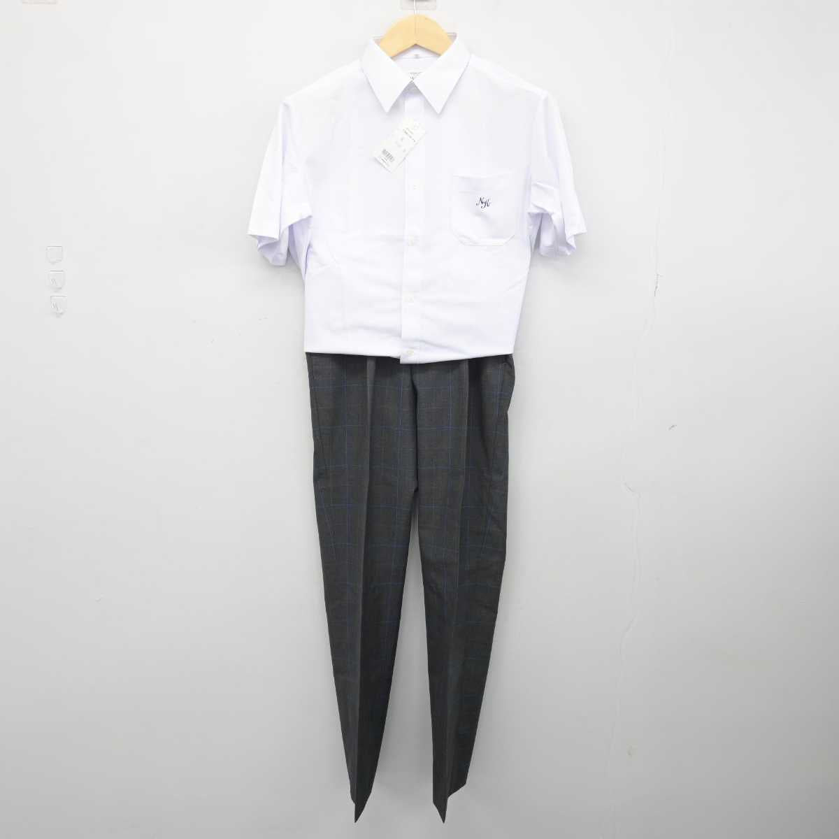 【中古】新潟県 新潟北高等学校 男子制服 3点 シャツ・ズボン Sf050199 中古制服通販パレイド