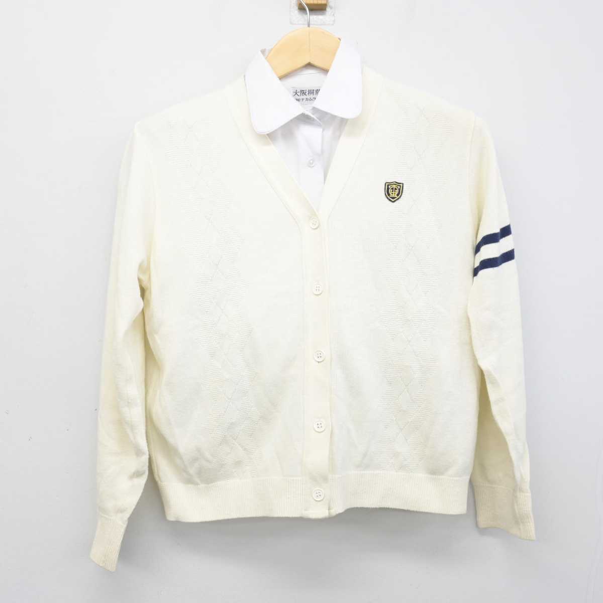 【中古】大阪府 大阪桐蔭中学校・高等学校 女子制服 2点 ニット・シャツ Sf050230 中古制服通販パレイド