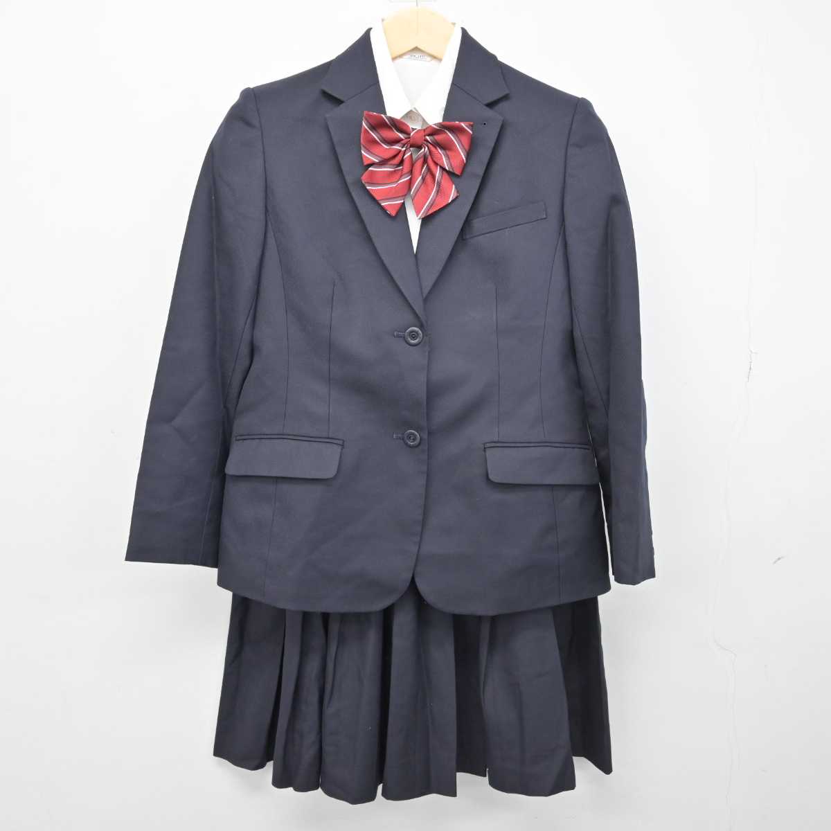 【中古】大阪府 相愛中学校旧制服 女子制服 4点 ブレザー・シャツ・スカート Sf050355 中古制服通販パレイド