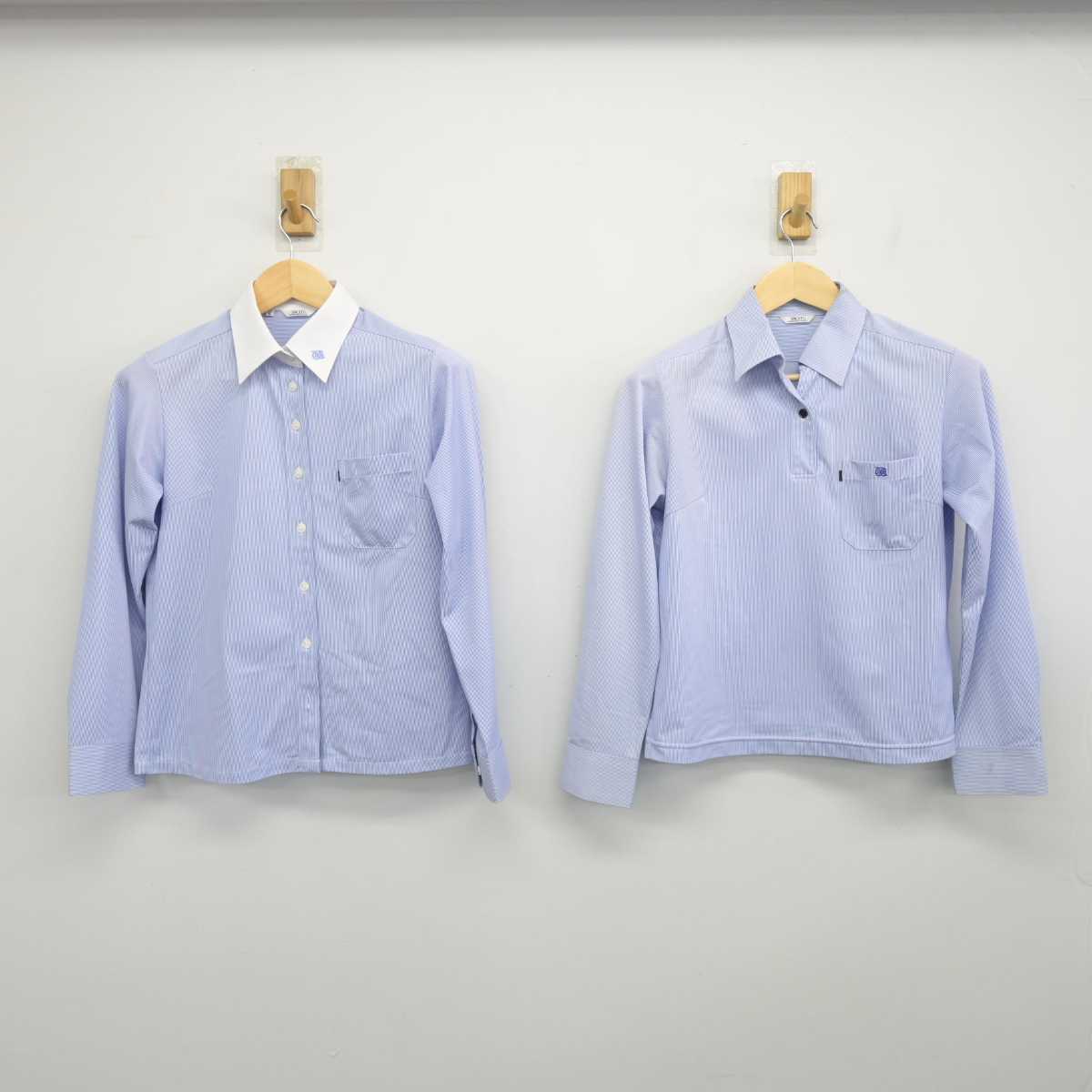 【中古】福岡県 若松商業高等学校 女子制服 2点 シャツ・シャツ Sf050549 中古制服通販パレイド