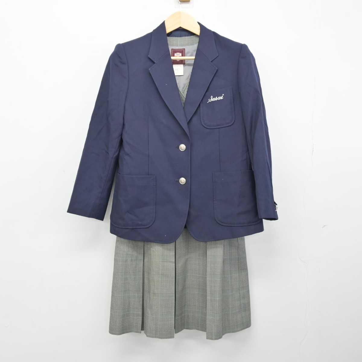 【中古】千葉県 周西中学校 女子制服 3点 ブレザー・ベスト・スカート Sf050999 中古制服通販パレイド