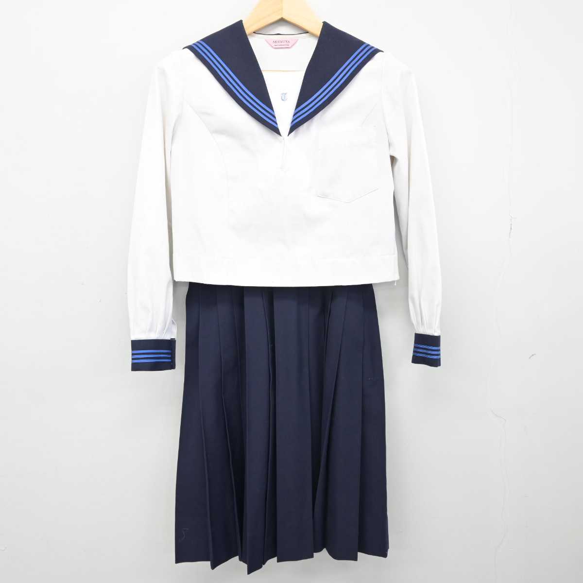 【中古】熊本県 東稜高等学校 女子制服 2点 セーラー服・スカート Sf051204 中古制服通販パレイド
