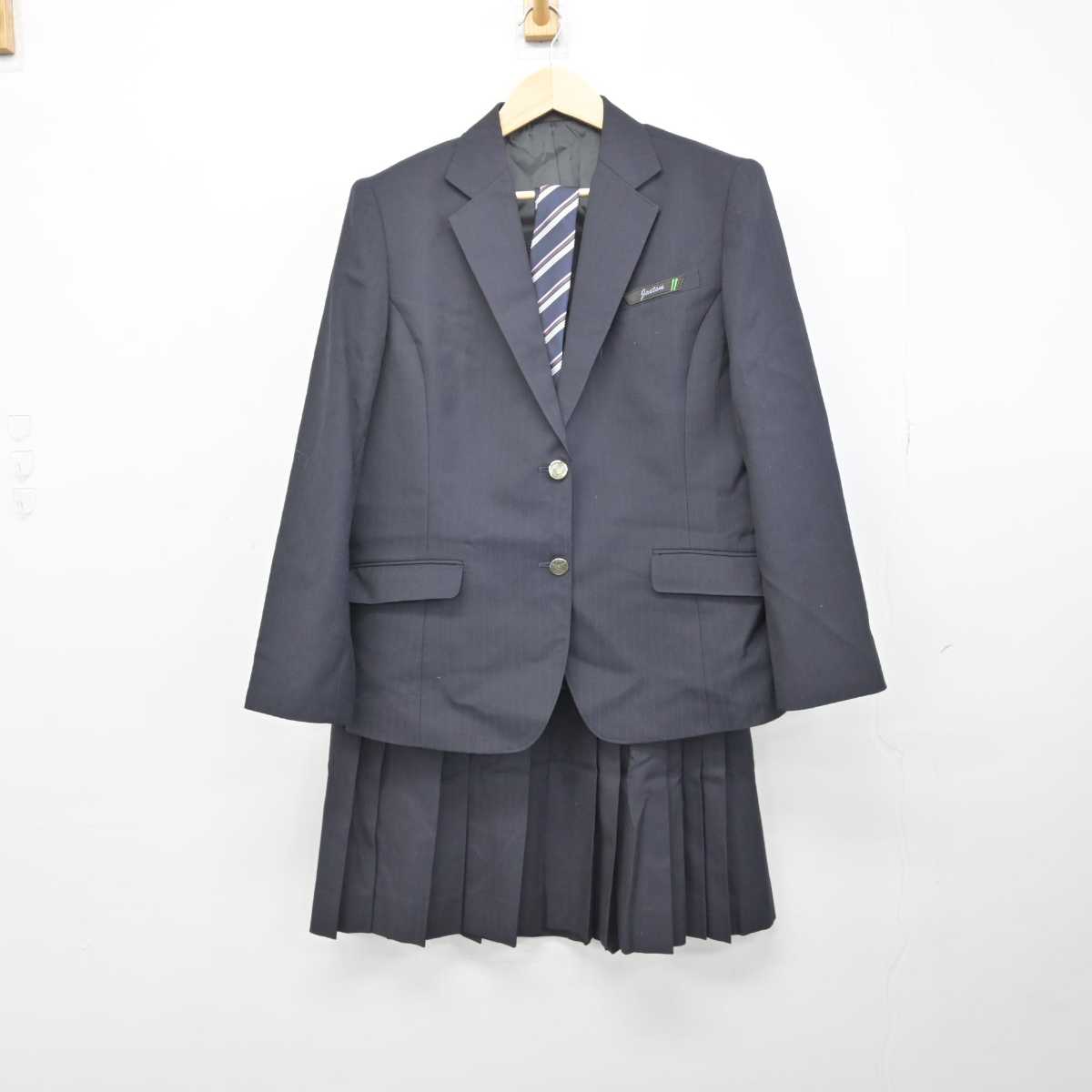【中古】新潟県 古川学園 上越高等学校 女子制服 3点 ブレザー・スカート Sf051349 中古制服通販パレイド