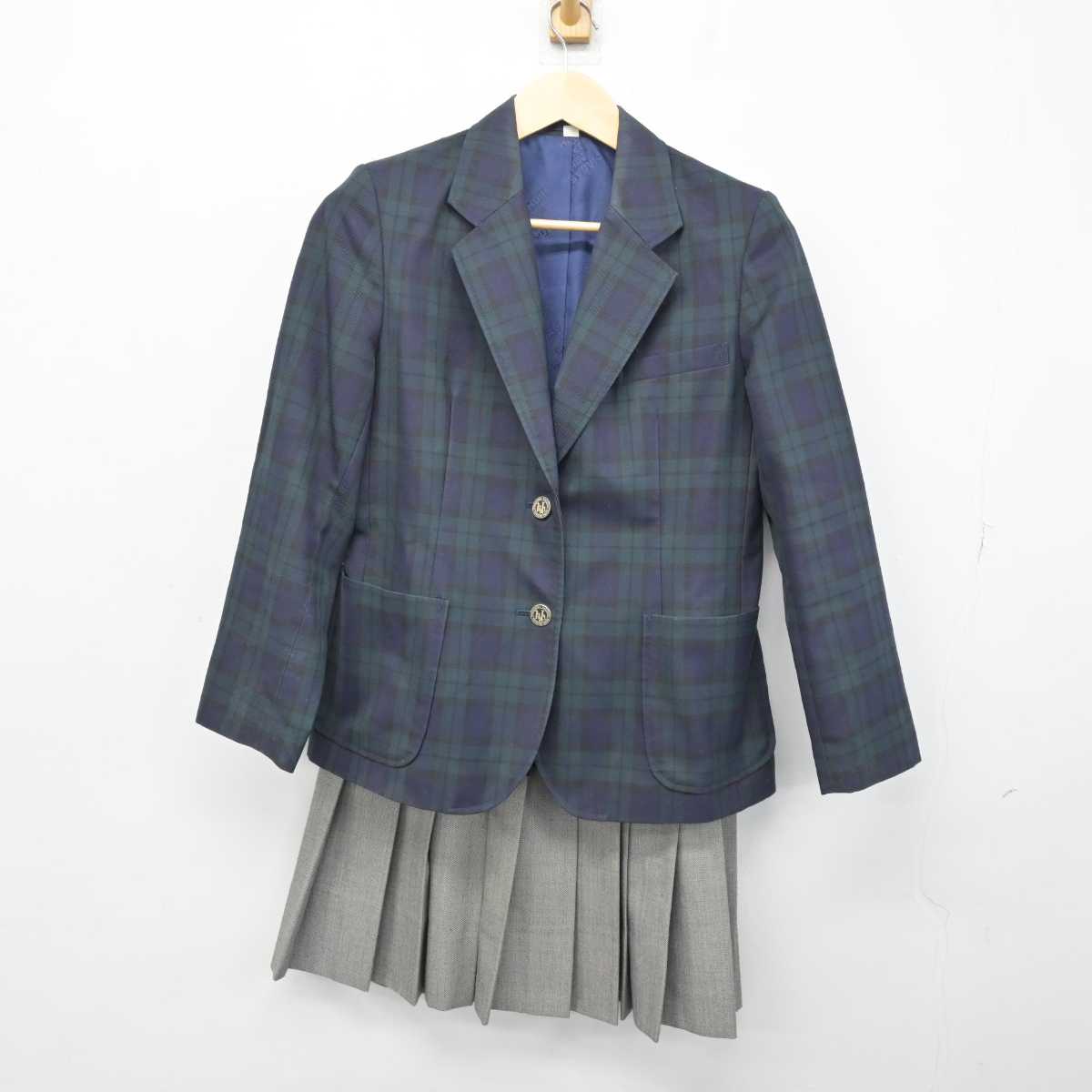 【中古】長崎県 長崎日本大学高等学校 女子制服 3点 ブレザー・スカート Sf051571 中古制服通販パレイド