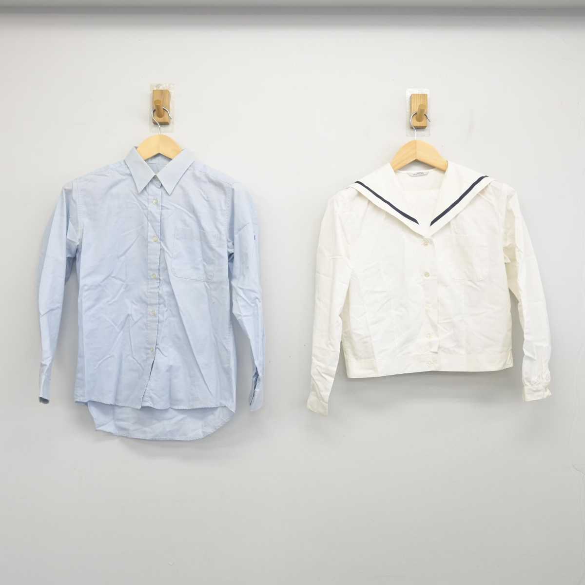 【中古】広島県 広島国際学院高等学校 女子制服 4点 シャツ・セーラー服 Sf051713 中古制服通販パレイド