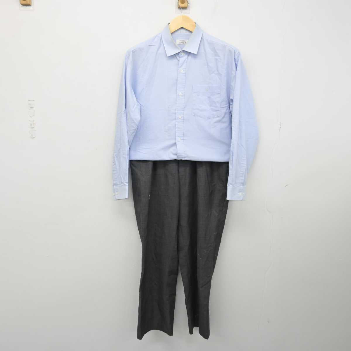 【中古】埼玉県 三郷北高等学校 男子制服 2点 シャツ・ズボン Sf051750 中古制服通販パレイド