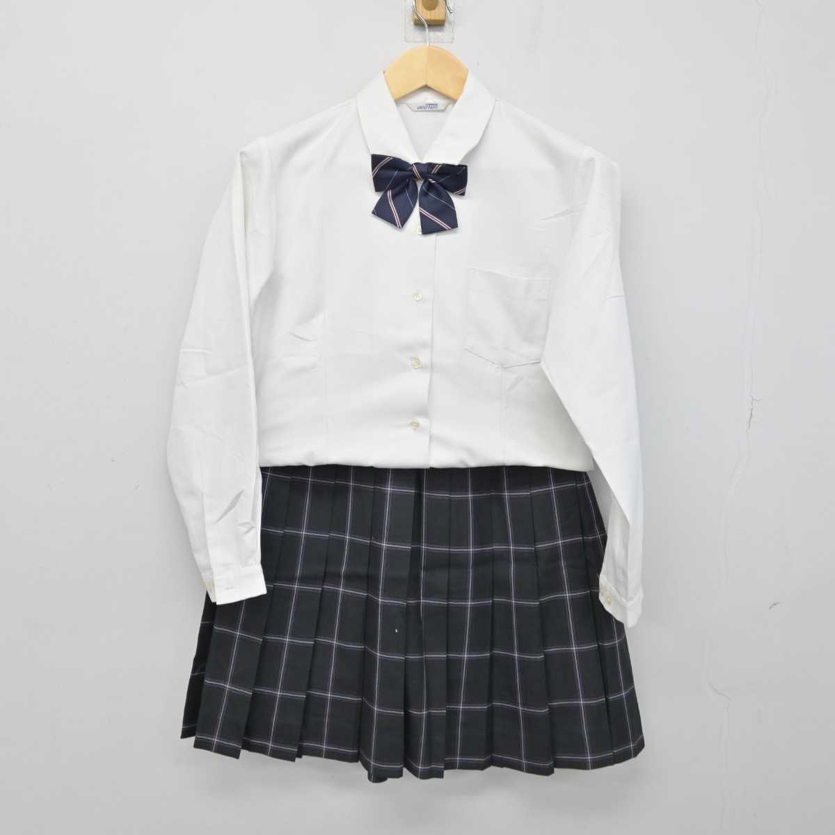 【中古】東京都 日本大学豊山女子中学校・高等学校 女子制服 4点 シャツ・スカート Sf051756 中古制服通販パレイド