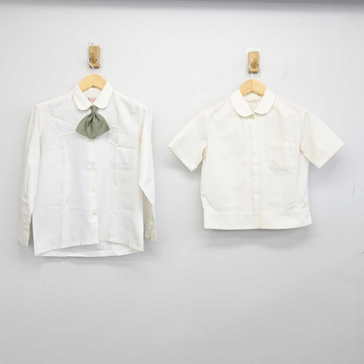 【中古】静岡県 藤枝順心中学校・高等学校 女子制服 3点 シャツ・シャツ Sf052482 中古制服通販パレイド