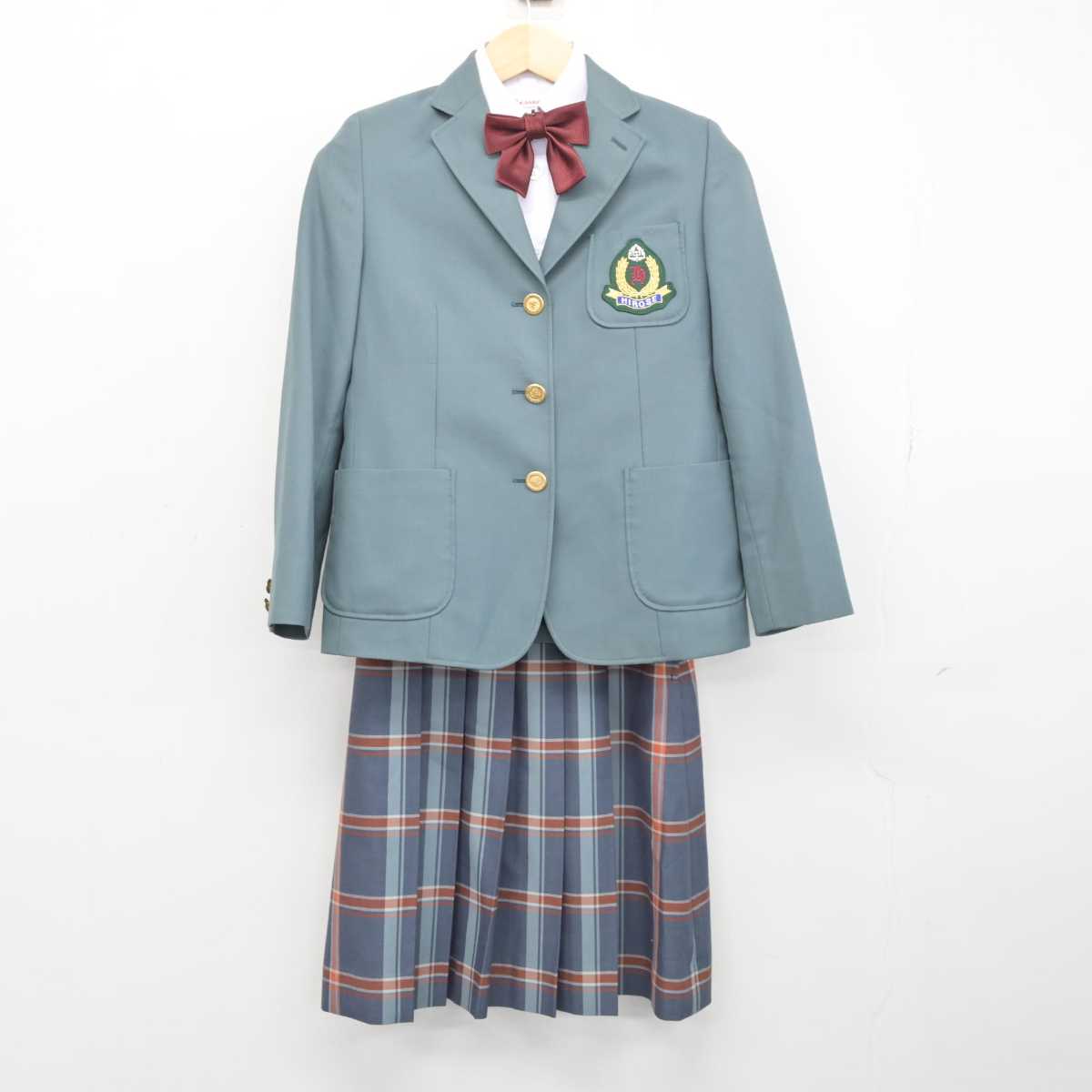 【中古】宮城県 広瀬中学校 女子制服 4点 ブレザー・シャツ・スカート Sf052639 中古制服通販パレイド