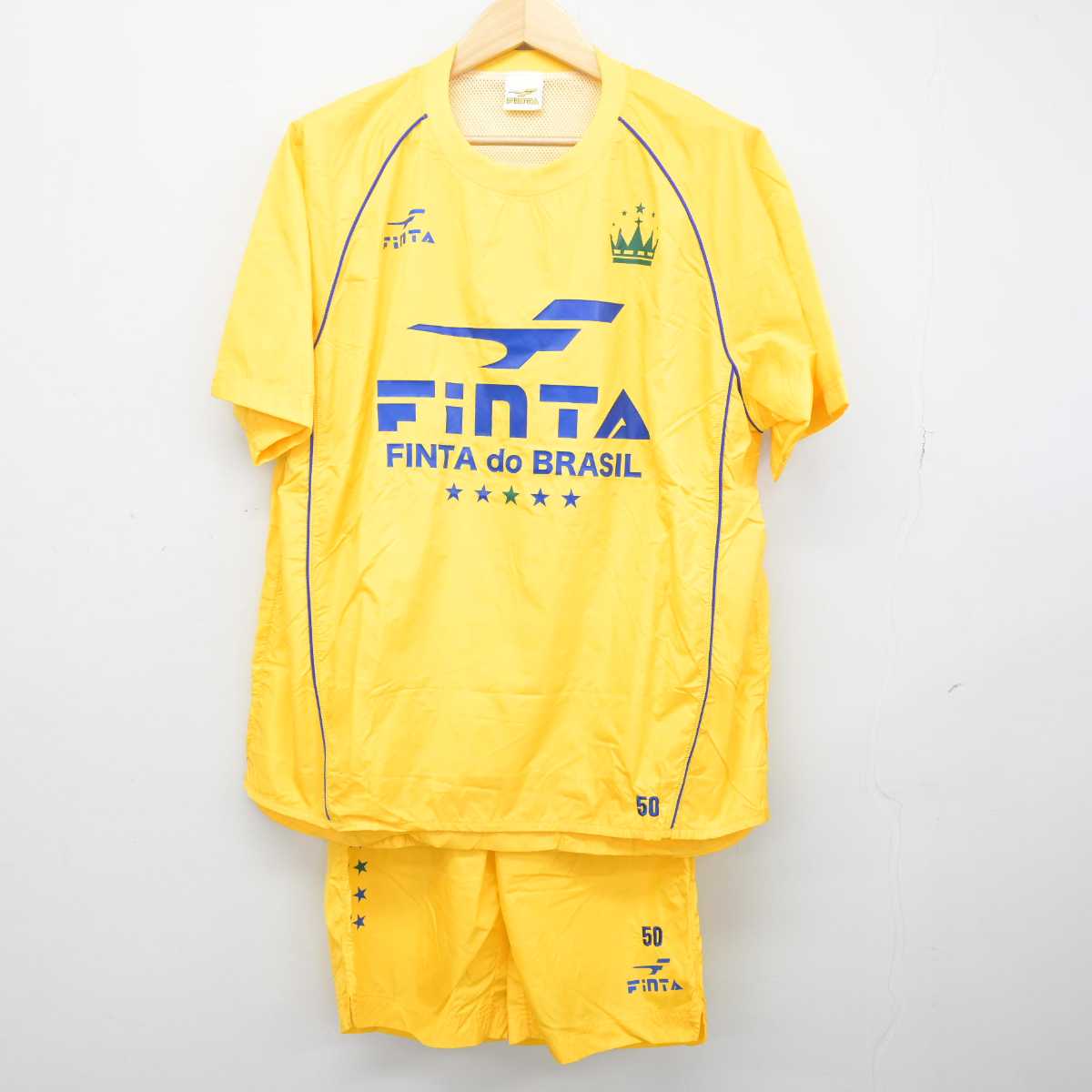 【中古】埼玉県 本庄第一高等学校サッカー部 女子制服 2点 部活ユニフォーム 上・部活ユニフォーム 下 Sf052656 中古制服