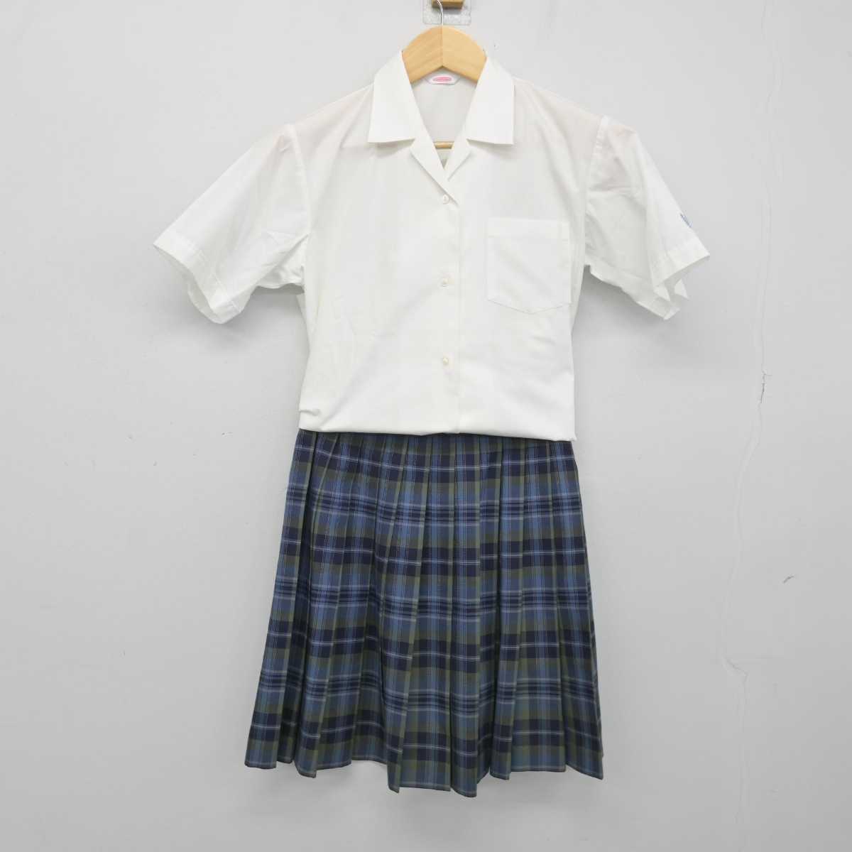 【中古】千葉県 若松高等学校 女子制服 2点 シャツ・スカート Sf052783 中古制服通販パレイド