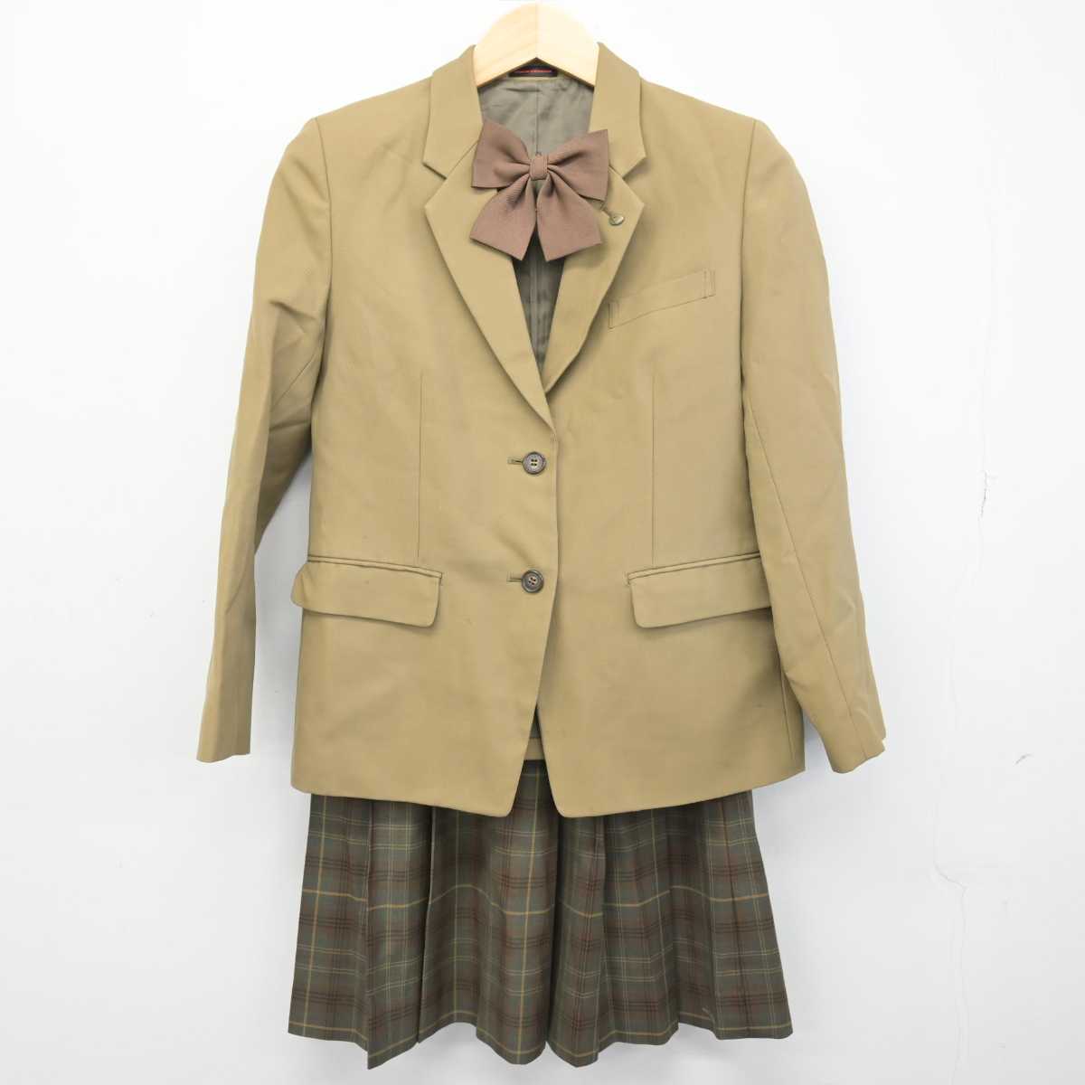 【中古】群馬県 高崎経済大学附属高等学校 女子制服 4点 ブレザー・スカート Sf053180 中古制服通販パレイド