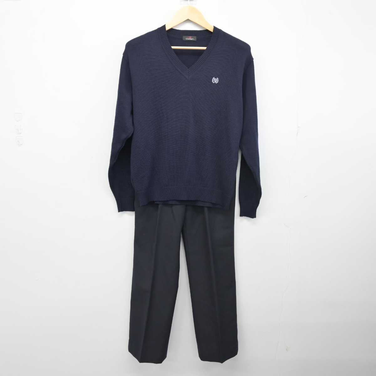 【中古】神奈川県 桐蔭学園中等教育学校 女子制服 2点 ニット・ズボン Sf053793 中古制服通販パレイド