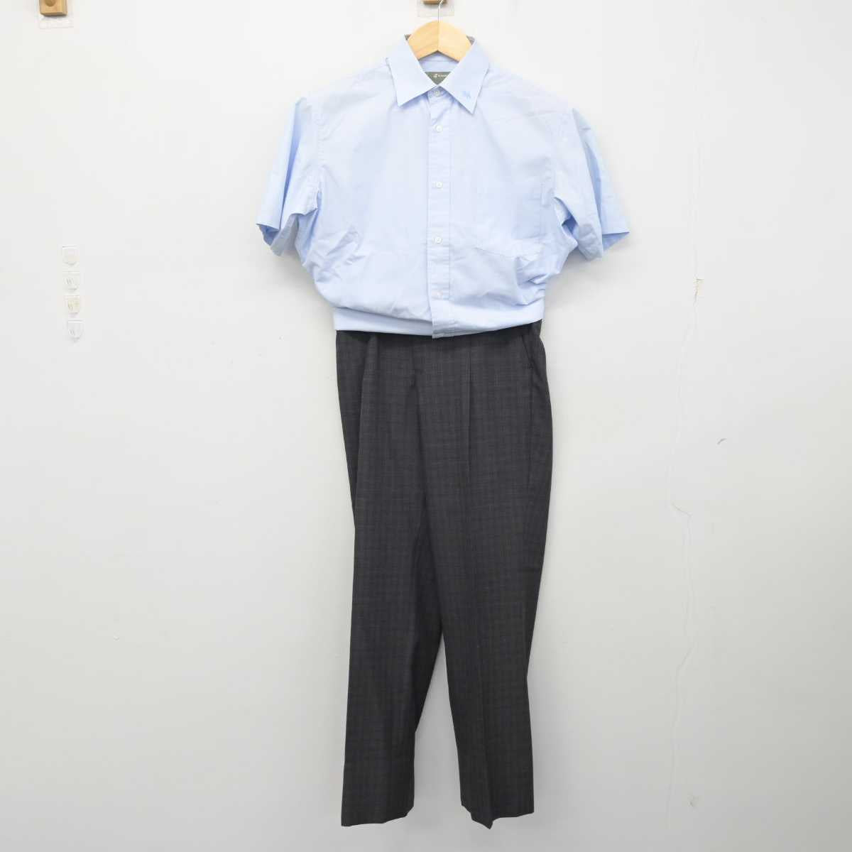 【中古】千葉県 ちはら台西中学校 男子制服 2点 シャツ・ズボン Sf054399 中古制服通販パレイド