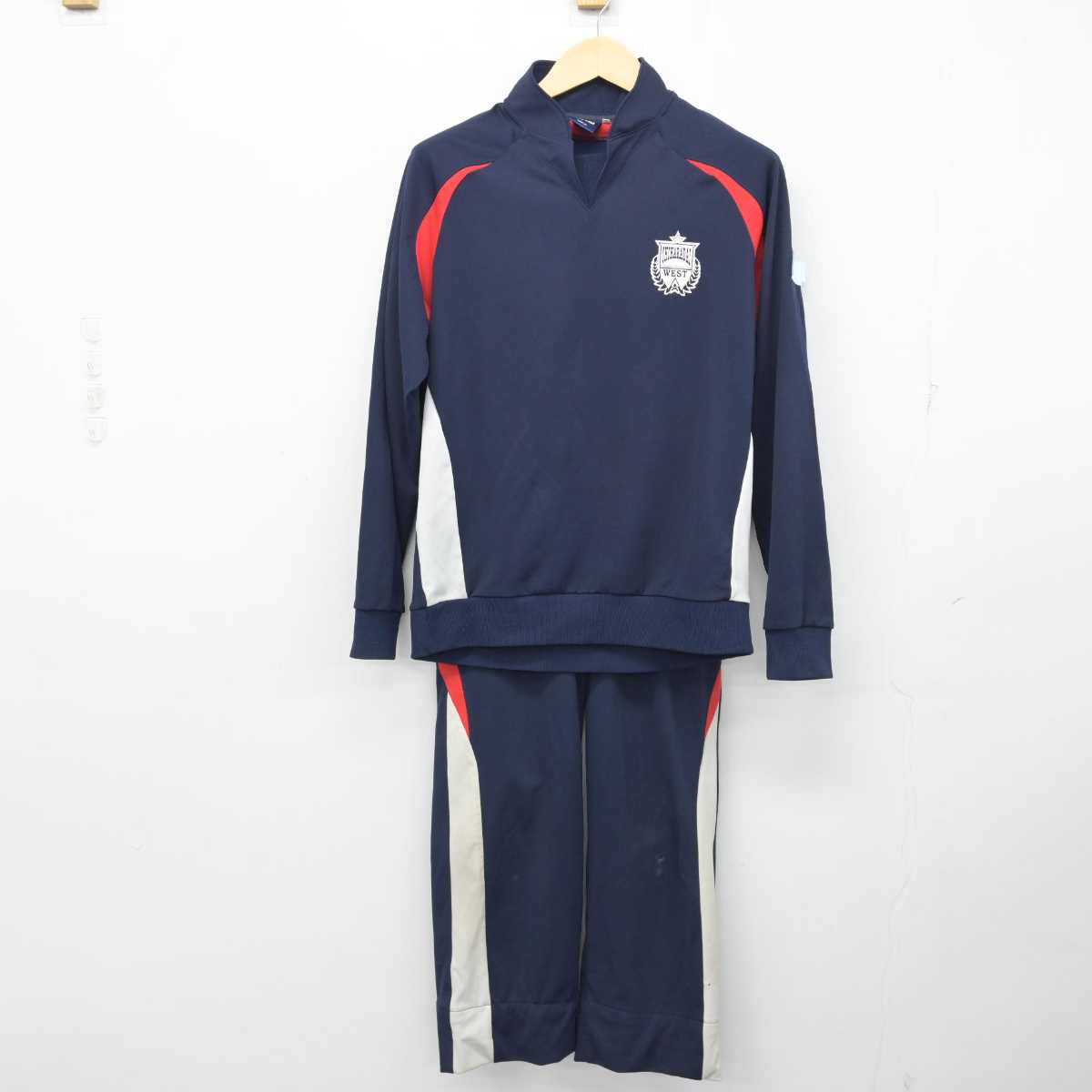 【中古】千葉県 ちはら台西中学校 男子制服 2点 ジャージ 上・ジャージ 下 Sf054401 中古制服通販パレイド
