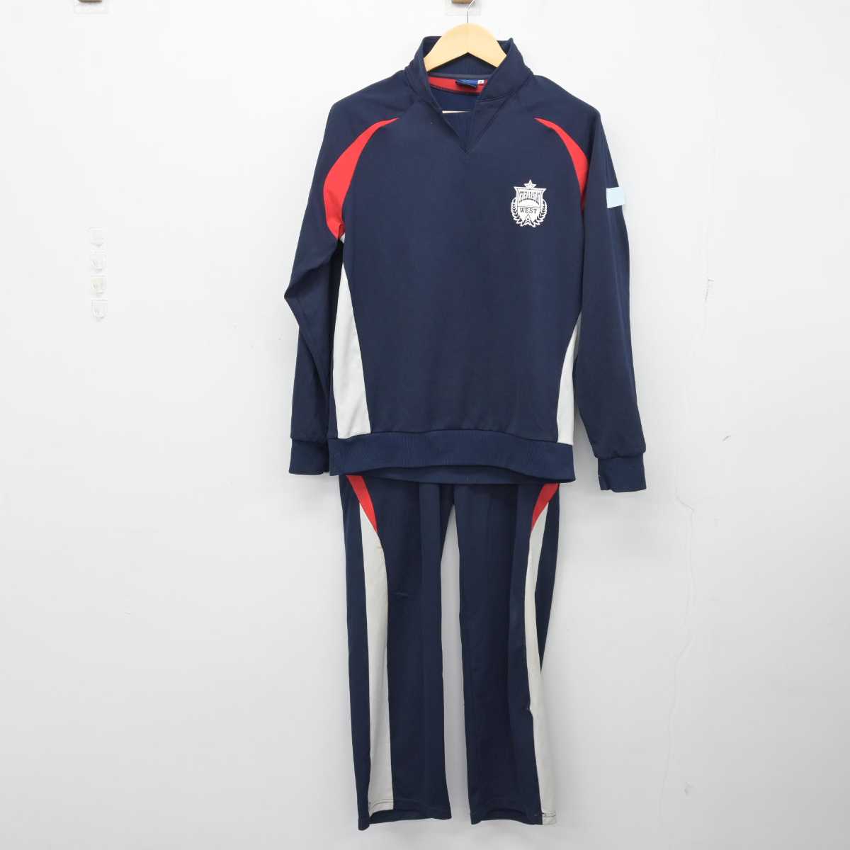 【中古】千葉県 ちはら台西中学校 男子制服 2点 ジャージ 上・ジャージ 下 Sf054402 中古制服通販パレイド