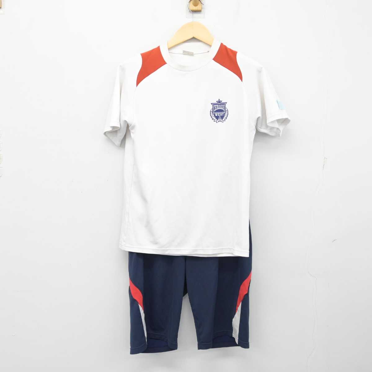 【中古】千葉県 ちはら台西中学校 男子制服 2点 体操服 上・体操服 下 Sf054403 中古制服通販パレイド