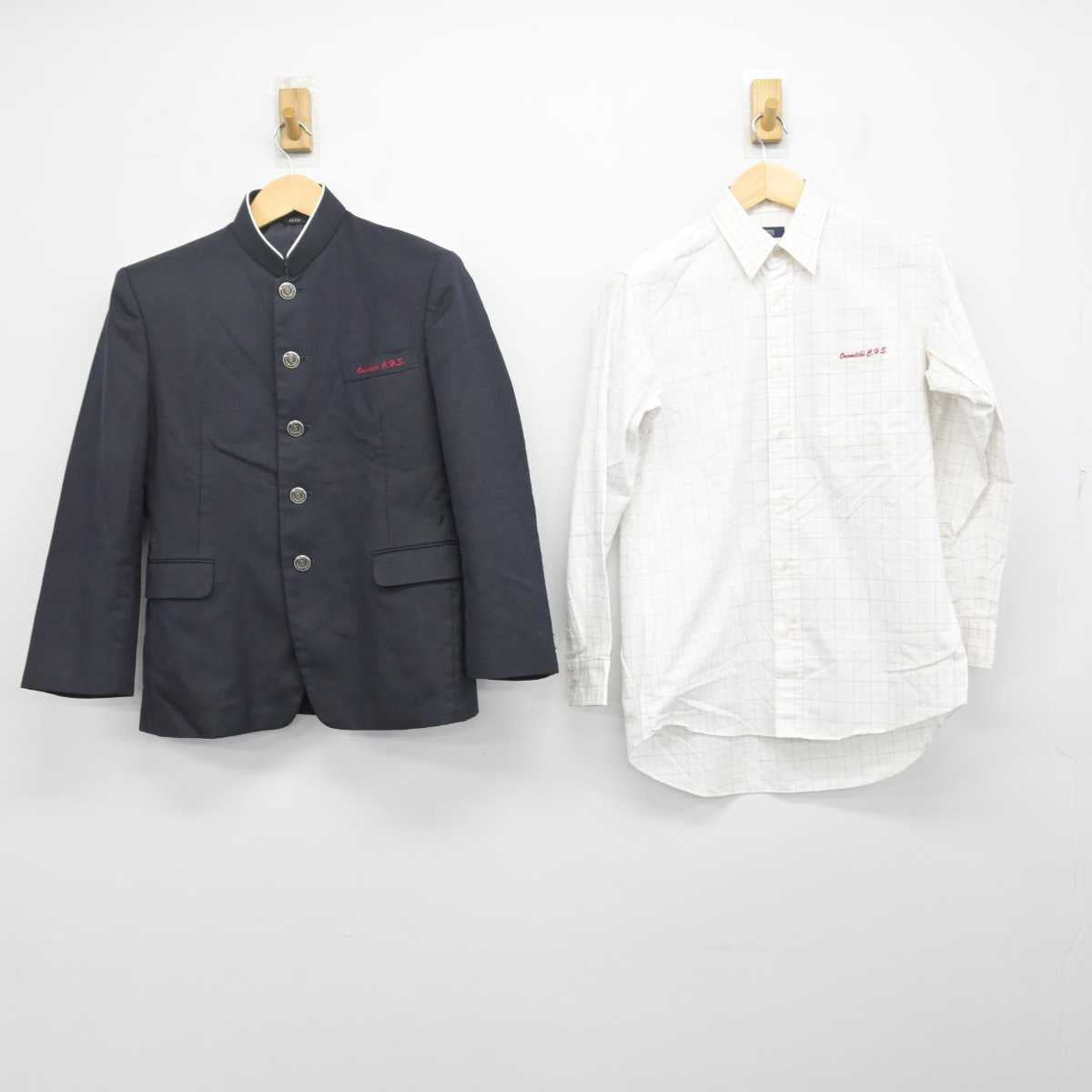 【中古】広島県 尾道商業高等学校 男子制服 2点 学ラン・シャツ Sf054479 中古制服通販パレイド