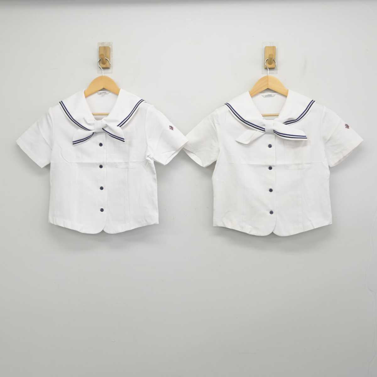 【中古】栃木県 宇都宮海星女子学院高等学校 女子制服 2点 セーラー服 Sf054995 中古制服通販パレイド