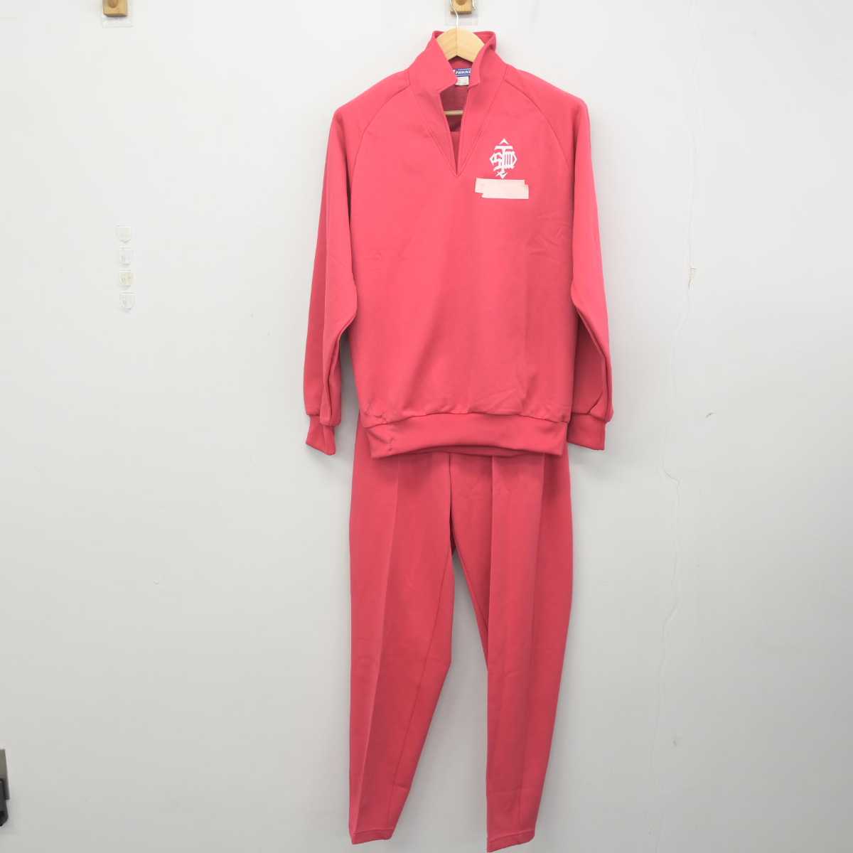 【中古】栃木県 宇都宮海星女子学院高等学校 女子制服 2点 ジャージ 上・ジャージ 下 Sf055003 中古制服通販パレイド
