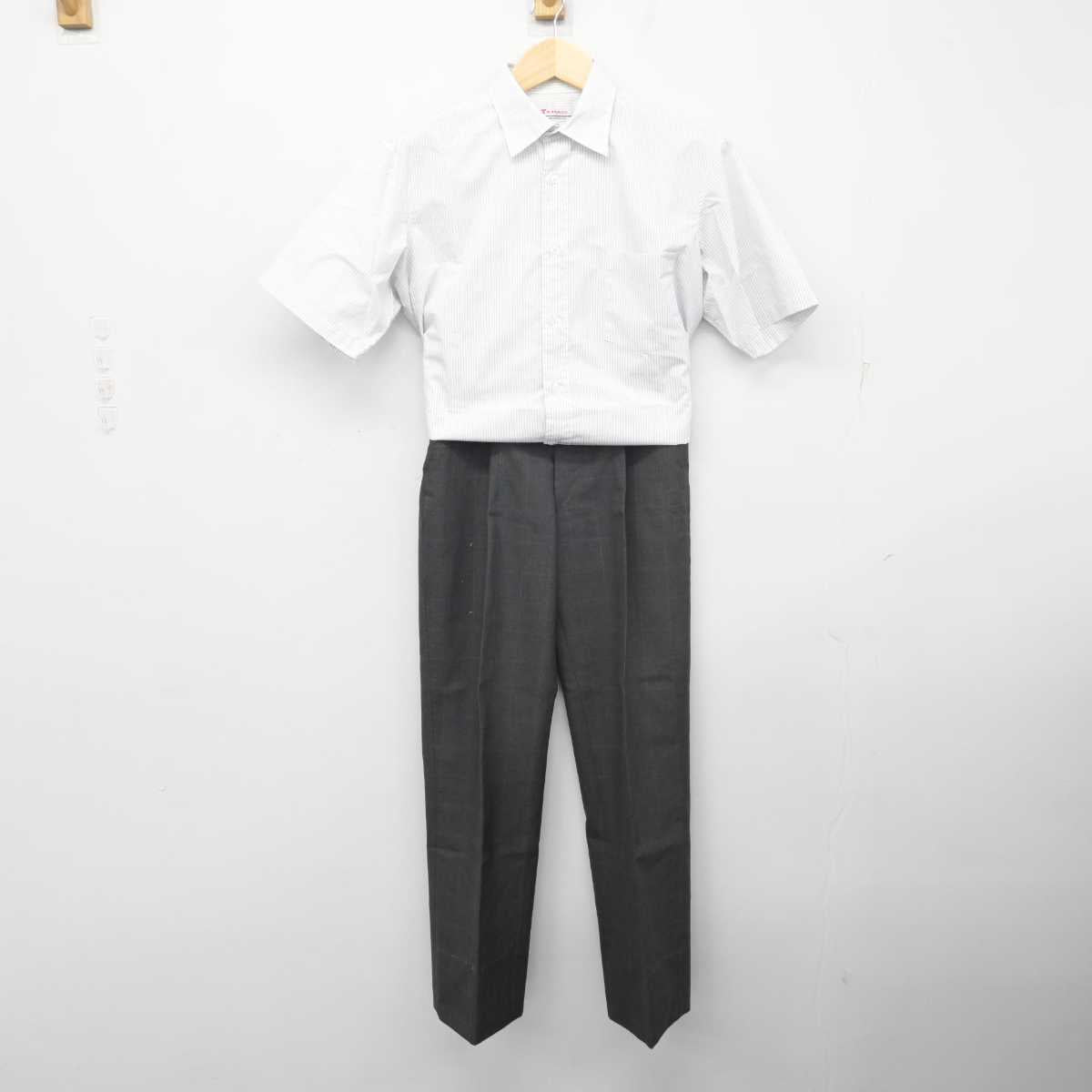 【中古】東京都 桜丘中学・高等学校 男子制服 3点 シャツ・ズボン Sf055249 中古制服通販パレイド