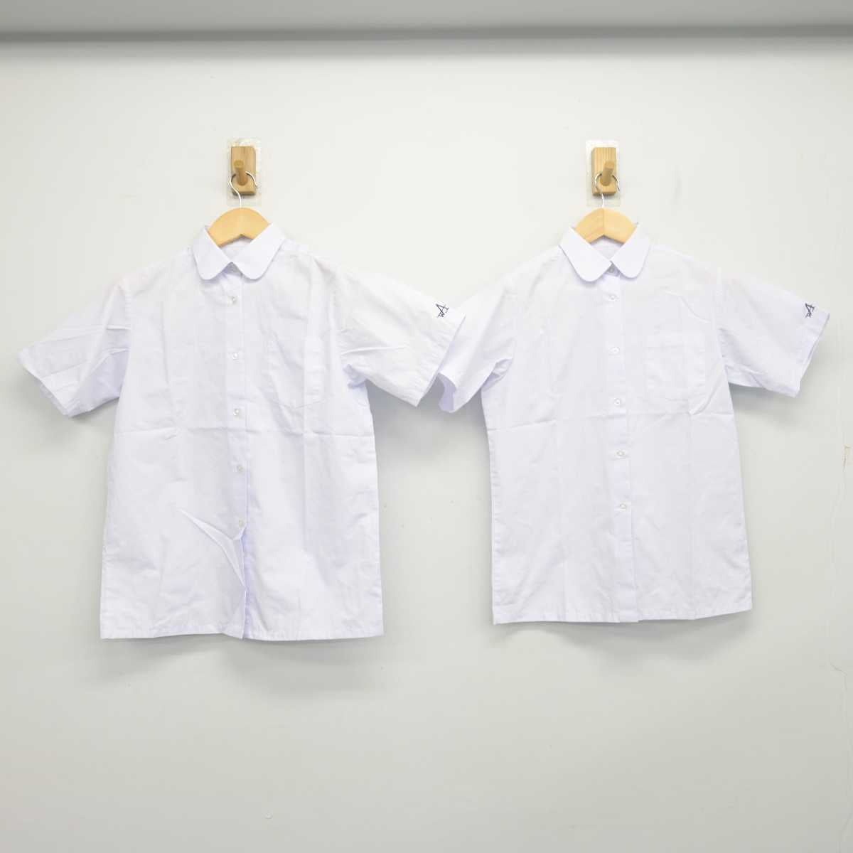 【中古】福島県 若松市立第四中学校 女子制服 2点 シャツ・シャツ Sf055579 中古制服通販パレイド