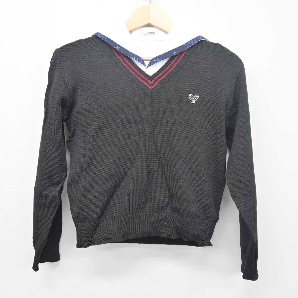 【中古】鹿児島県 時任学園 樟南高等学校 女子制服 2点 ニット・セーラー服 Sf055590 中古制服通販パレイド