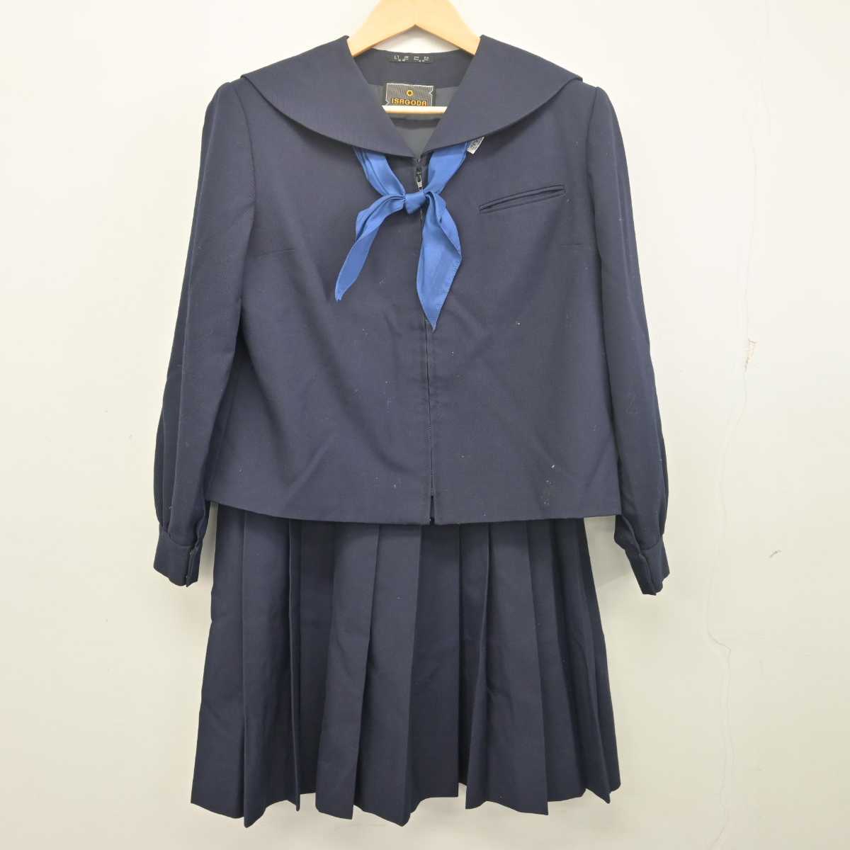 【中古】岩手県 盛岡市立城東中学校 女子制服 3点 セーラー服・スカート Sf055803 中古制服通販パレイド