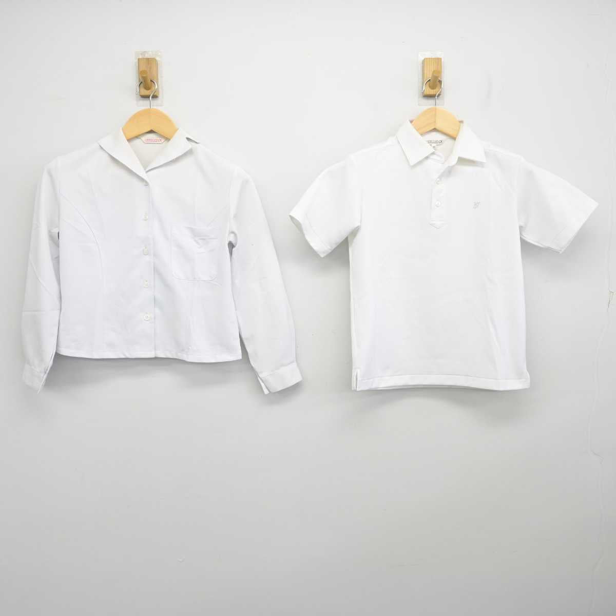 【中古】北海道 札幌日本大学中学校･高等学校 女子制服 2点 シャツ・シャツ Sf056100 中古制服通販パレイド