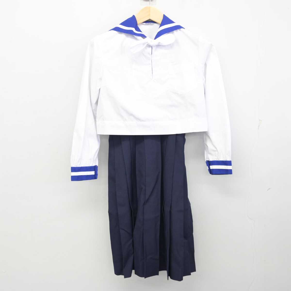 【中古】熊本県 熊本県立第一高等学校 女子制服 4点 セーラー服・スカート Sf056670 中古制服通販パレイド