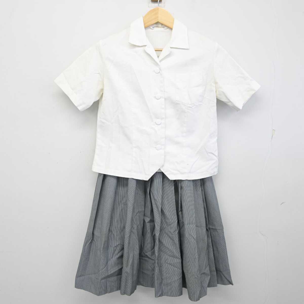 【中古】宮崎県 宮崎農業高等学校 女子制服 2点 シャツ・スカート Sf056981 中古制服通販パレイド