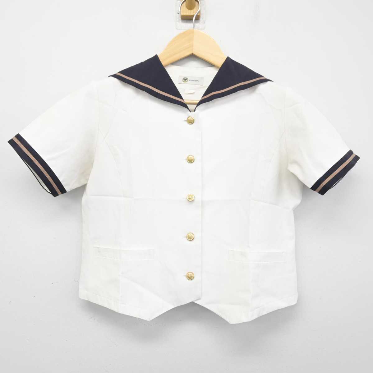 【中古】岡山県 岡山南高等学校 女子制服 1点 セーラー服 Sf057991 中古制服通販パレイド