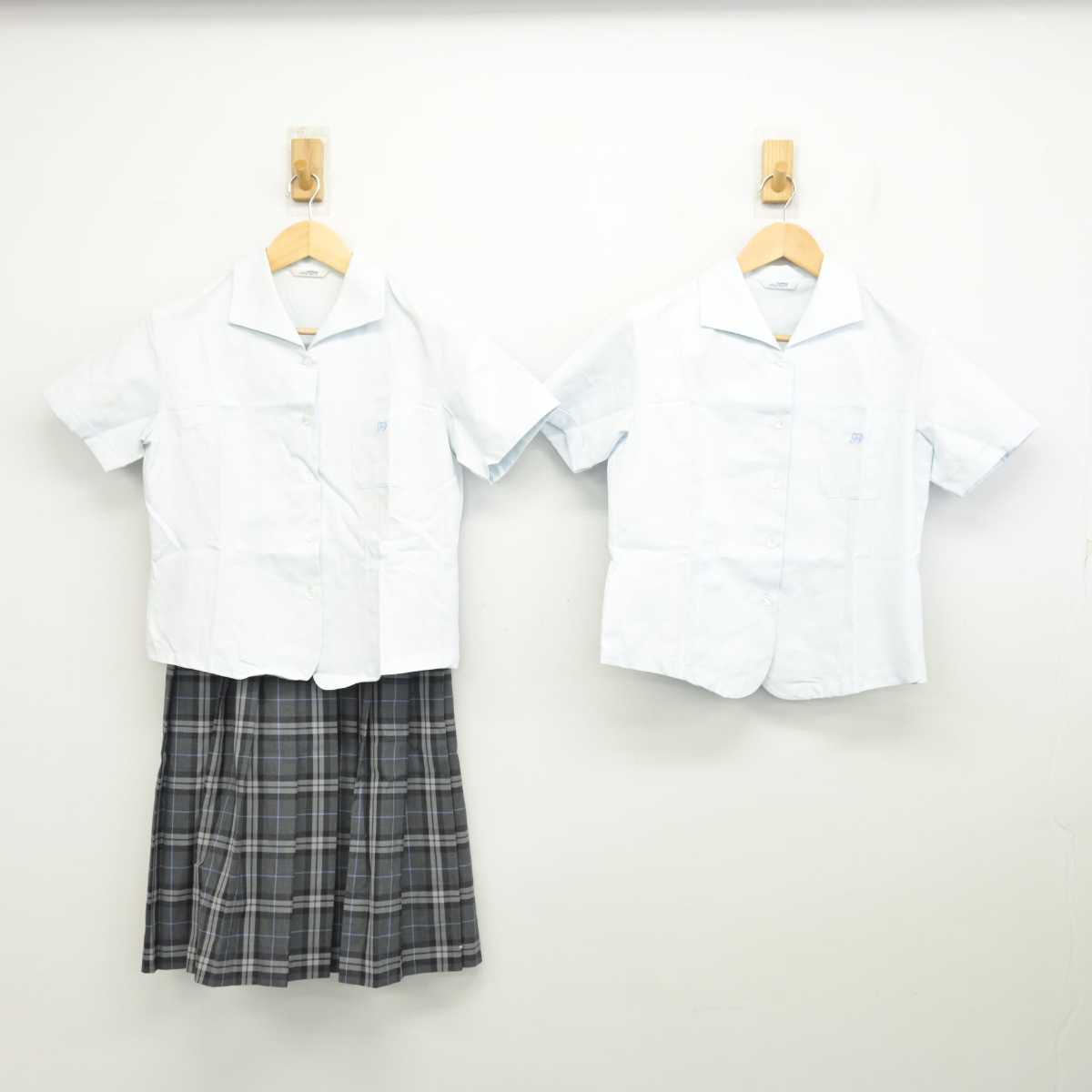 【中古】東京都 藤村女子高等学校 女子制服 3点 シャツ・スカート Sf058710 中古制服通販パレイド