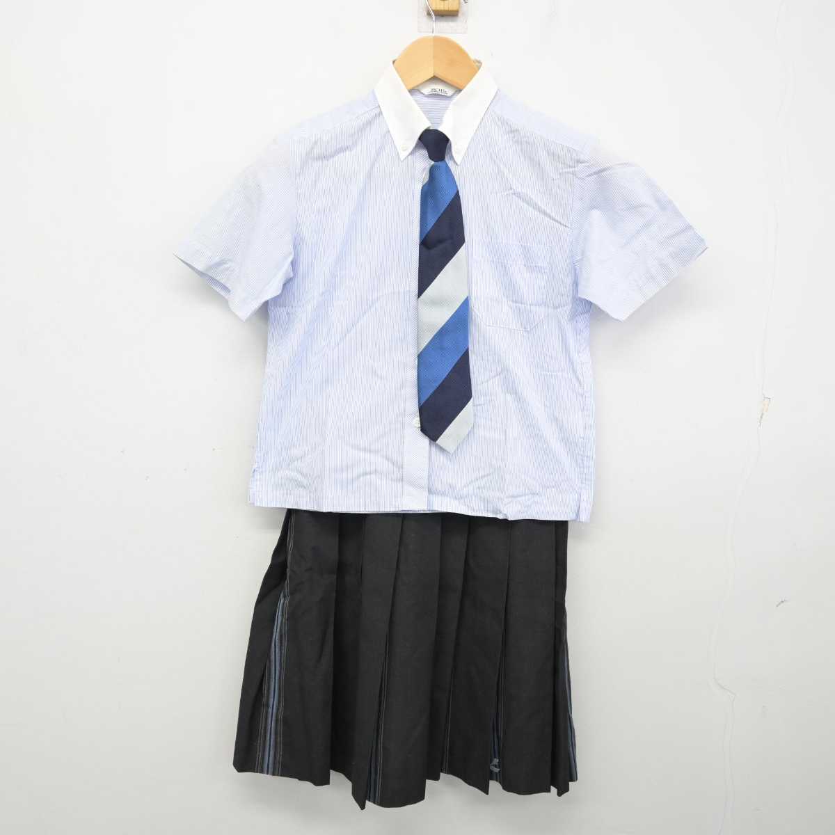 【中古】福岡県 福翔高等学校 女子制服 3点 シャツ・スカート Sf059840 中古制服通販パレイド