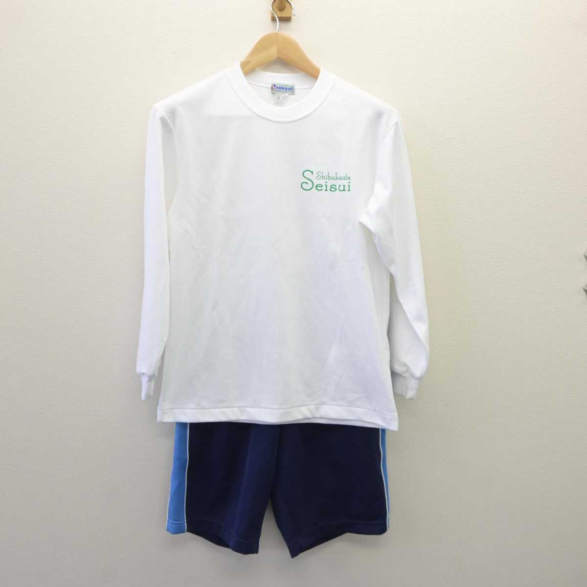 【中古】群馬県 渋川青翠高等学校 女子制服 2点 体操服 上・体操服 下 Sf060306 中古制服通販パレイド