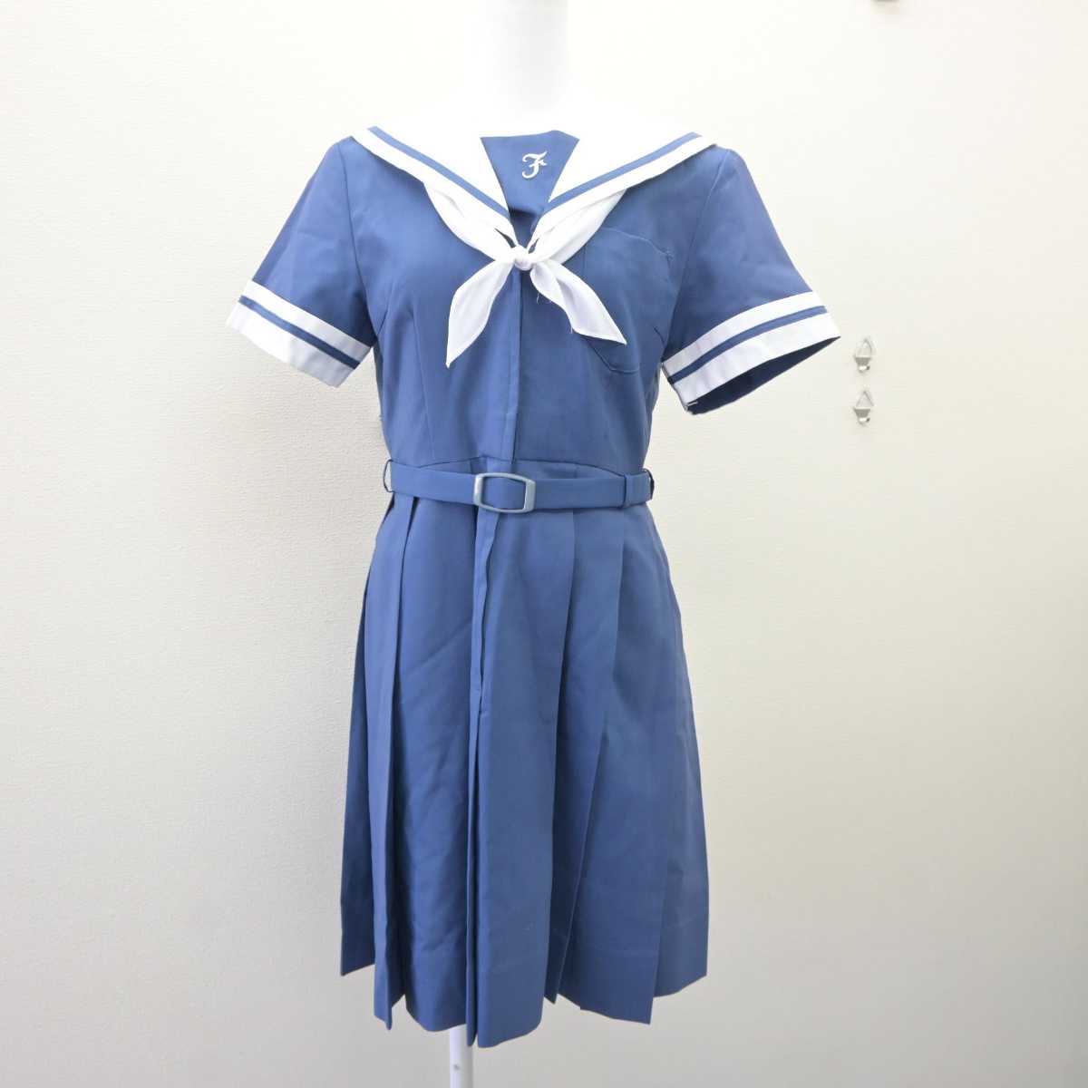 【中古】熊本県 熊本学園大学付属高等学校 女子制服 1点 ジャンパースカート Sf060866 中古制服通販パレイド