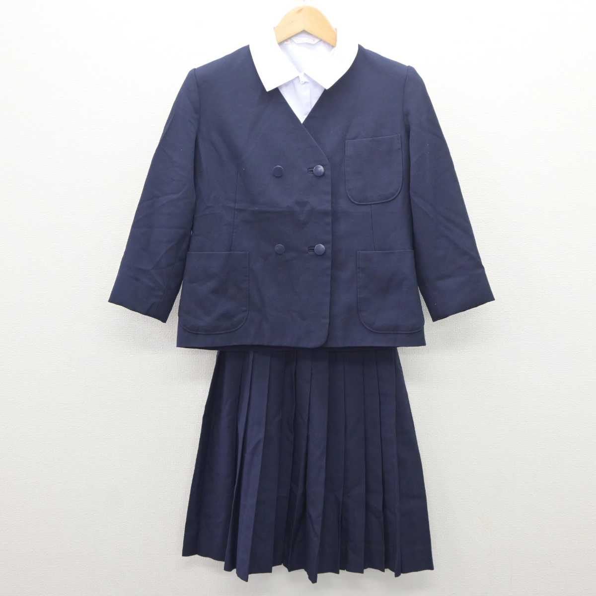 【中古】岩手県 盛岡市立大宮中学校 女子制服 3点 ブレザー・シャツ・スカート Sf060924 中古制服通販パレイド