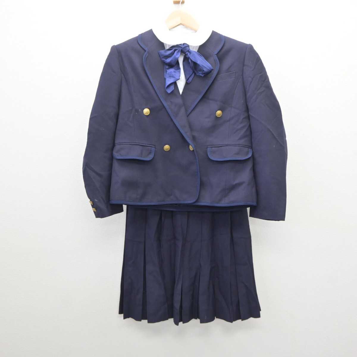 【中古】埼玉県 新座総合技術高等学校 女子制服 4点 ブレザー・シャツ・スカート Sf061119 中古制服通販パレイド