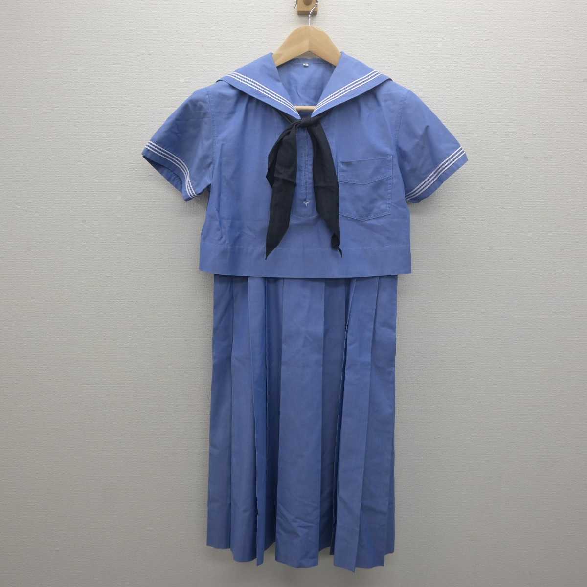 【中古】福岡県 福岡女学院高等学校 女子制服 3点 セーラー服・ジャンパースカート Sf061353 中古制服通販パレイド