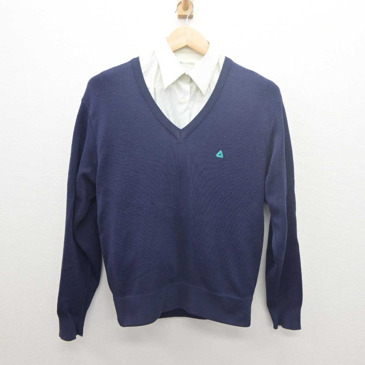 【中古】茨城県 常磐大学高等学校 女子制服 2点 ニット・シャツ Sf061617 中古制服通販パレイド