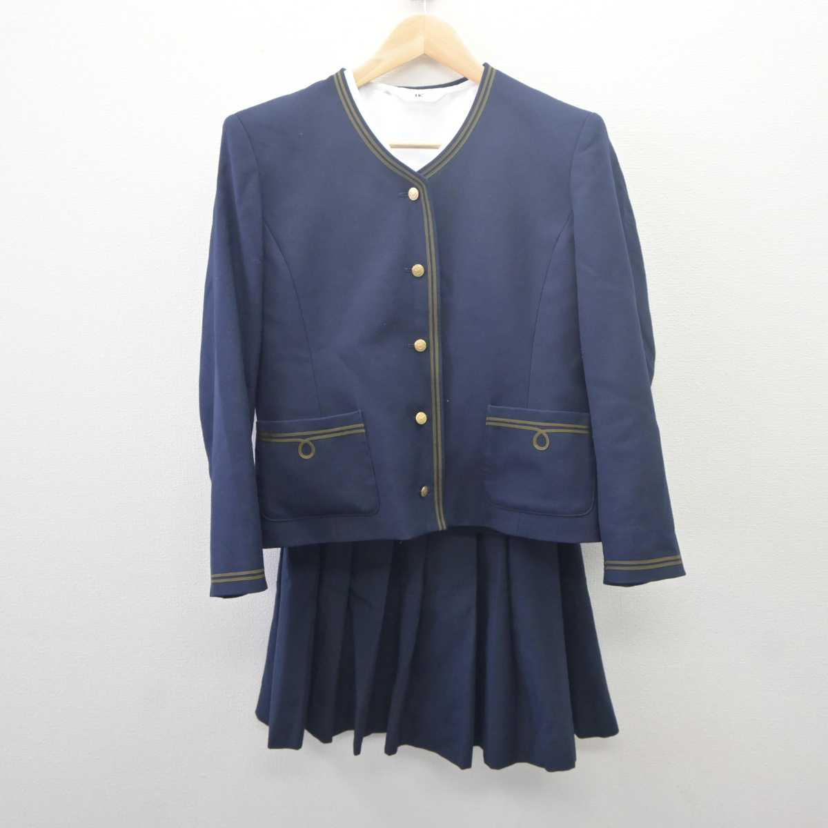 【中古】大分県 平松学園 大分東明高等学校 女子制服 3点 ブレザー・シャツ・スカート Sf061679 中古制服通販パレイド