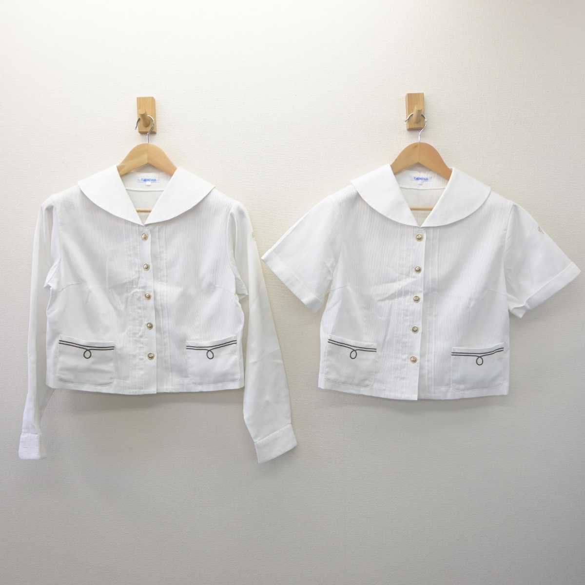 【中古】大分県 平松学園 大分東明高等学校 女子制服 2点 シャツ・シャツ Sf061681 中古制服通販パレイド