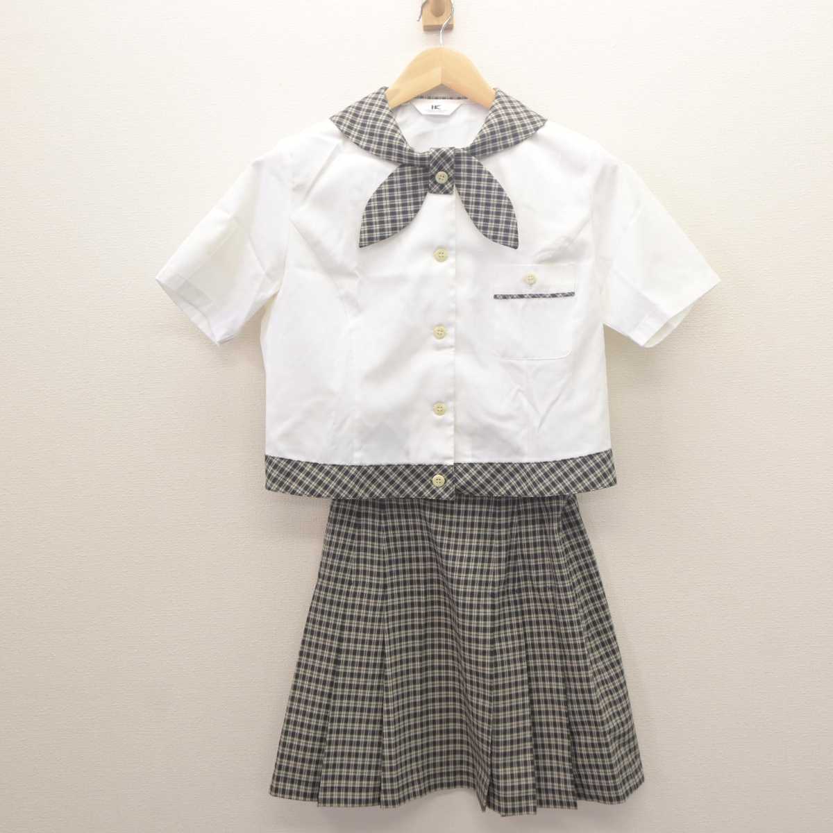 【中古】山形県 鶴岡東高等学校 女子制服 2点 セーラー服・スカート Sf061812 中古制服通販パレイド