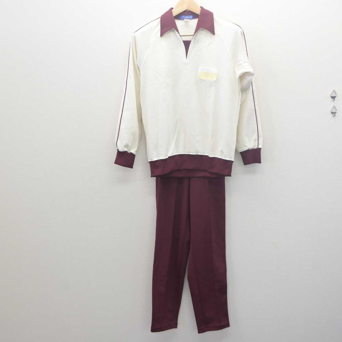 【中古】茨城県 古河第三高等学校 女子制服 2点 ジャージ 上・ジャージ 下 Sf061842 中古制服通販パレイド