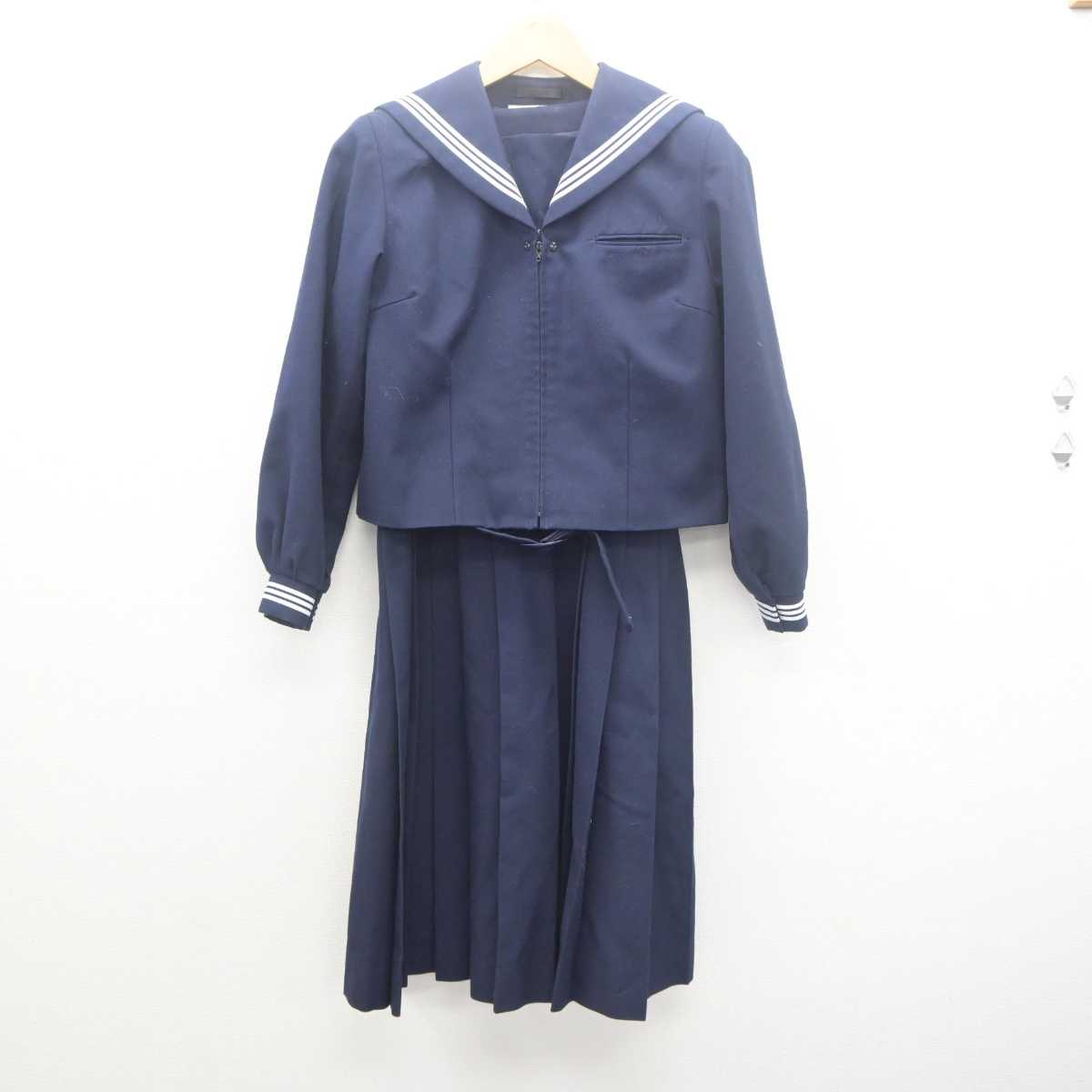 【中古】東京都 千登世橋中学校 女子制服 2点 セーラー服・ジャンパースカート Sf061990 中古制服通販パレイド