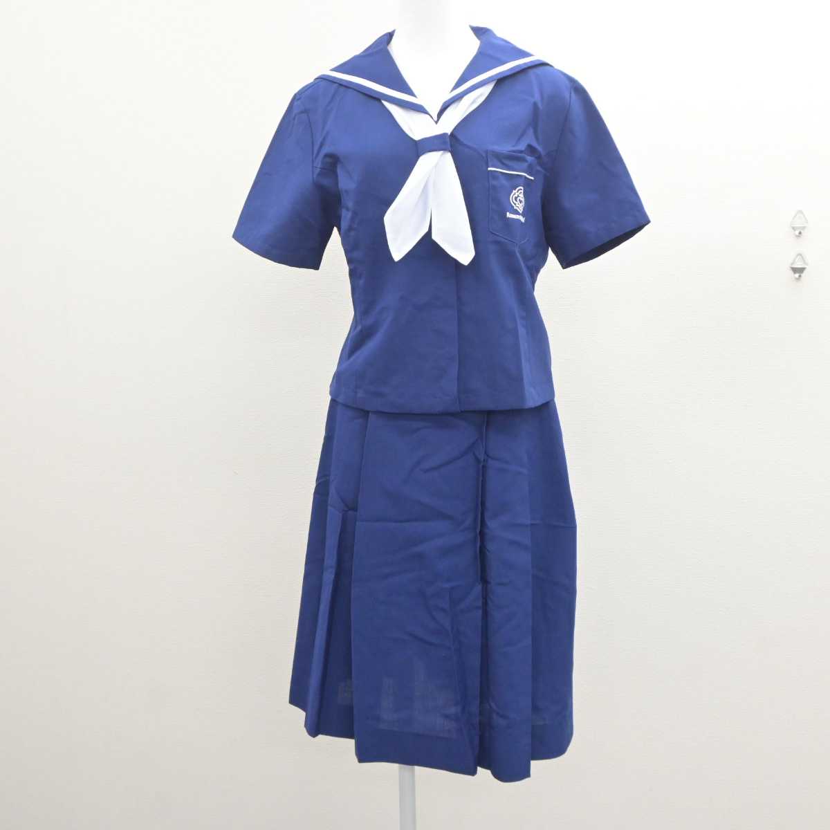 【中古】熊本県 熊本信愛女学院高等学校 女子制服 2点 セーラー服・スカート Sf062668 中古制服通販パレイド