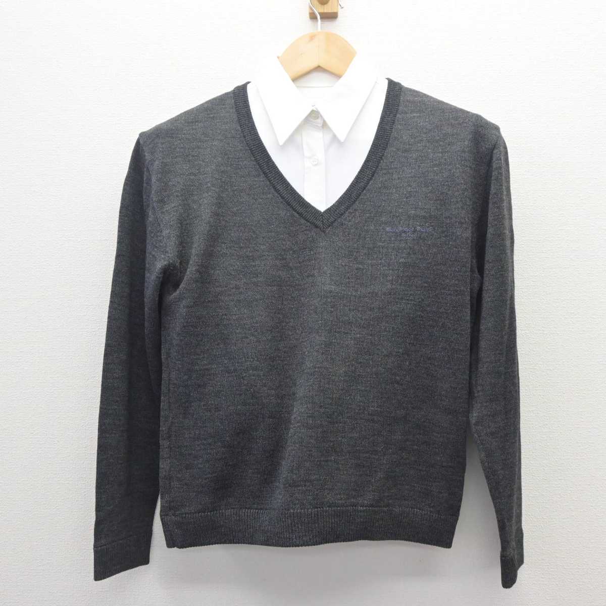 【中古】埼玉県 秋草学園高等学校 女子制服 2点 ニット・シャツ Sf062811 中古制服通販パレイド