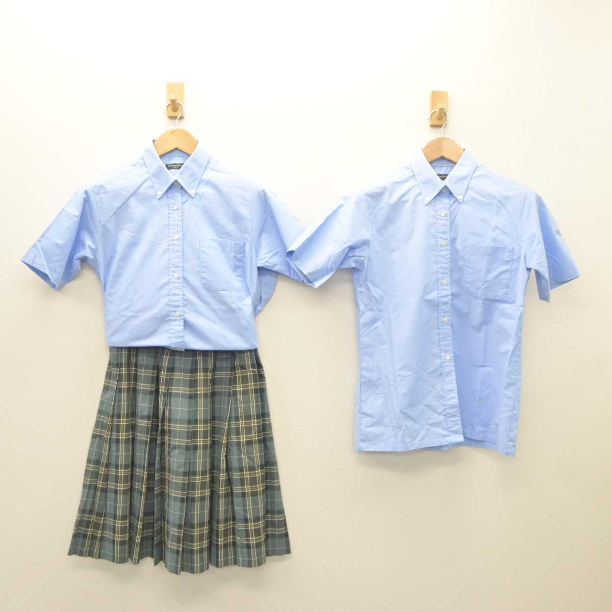 【中古】東京都 杉並学院高等学校 女子制服 3点 シャツ・スカート Sf063021 中古制服通販パレイド