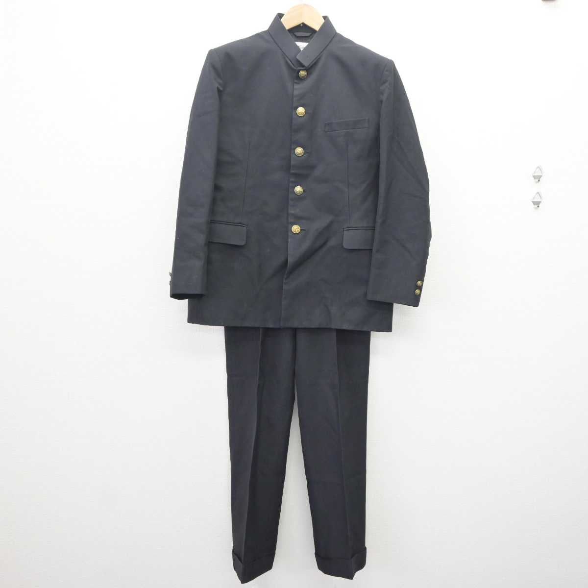 【中古】東京都 足立区立第七中学校 男子制服 2点 学ラン・ズボン Sf063794 中古制服通販パレイド